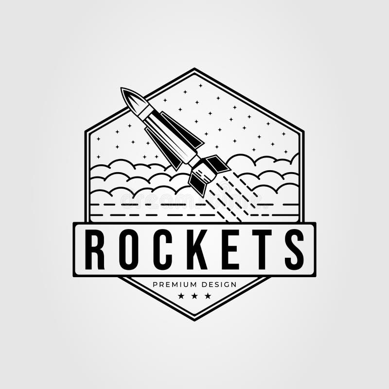 Flying Rocket or Missile Launcher Logo Vector Illustration Design Stock ...