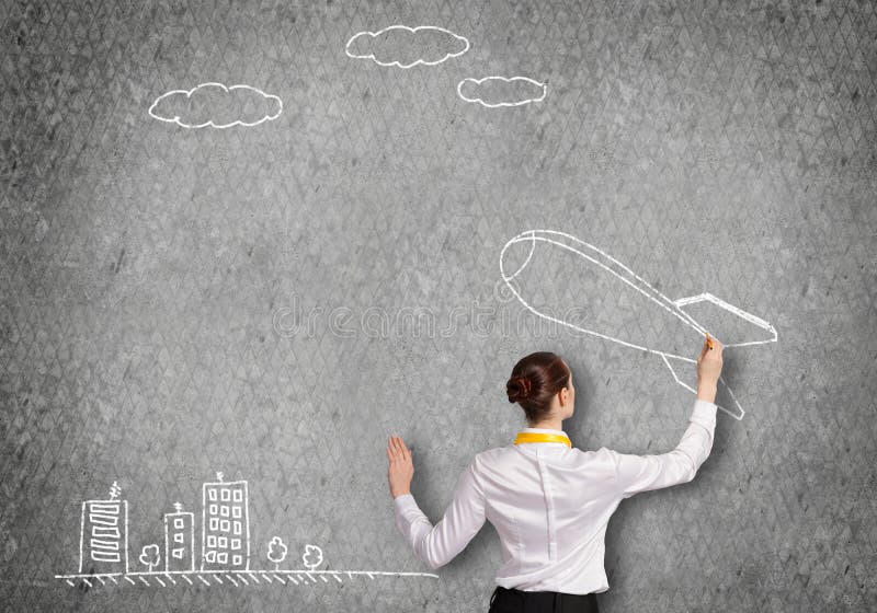 Flying rocket stock photo. Image of achievement, idea - 51495050