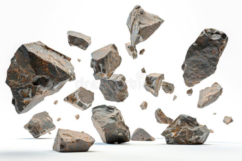 Flying Rocks in Air stock image. Image of bizarre, aerial - 370626381