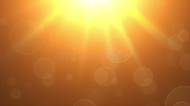 Flying Round Spots in the Rays of a Warm Light Source, Computer ...