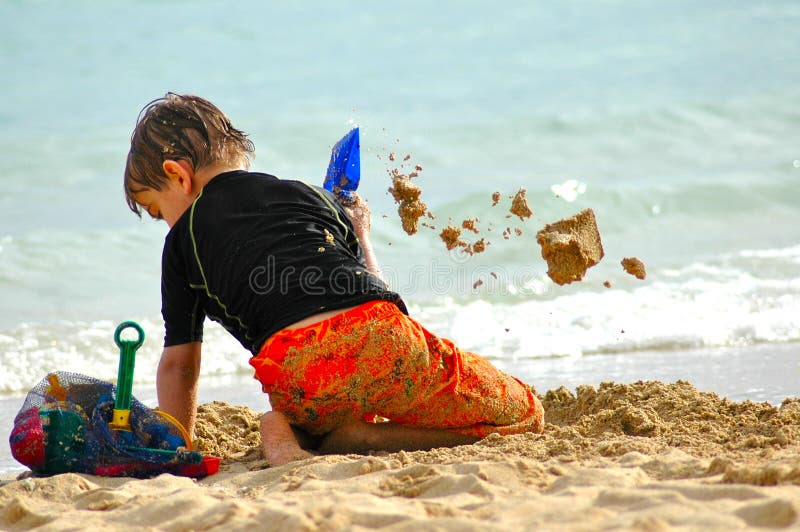 Flying sand stock image. Image of shovel, sand, ocean - 21674463