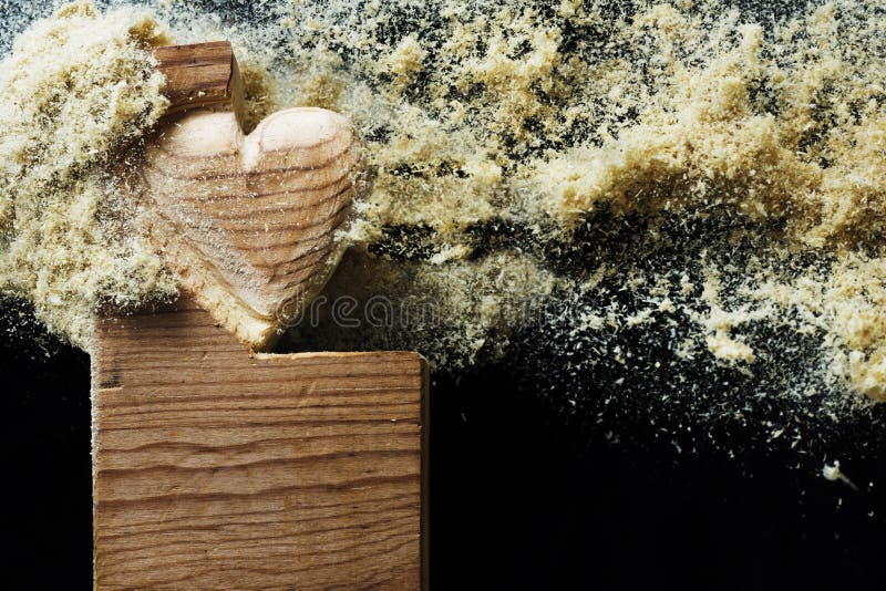 Flying sawdust stock image. Image of original, flying - 69999151