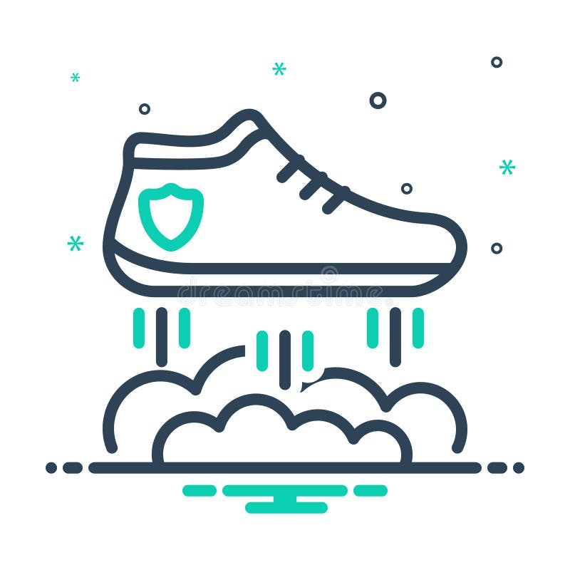 Flying Shoes Icon on White Background. Simple Element Illustration from ...