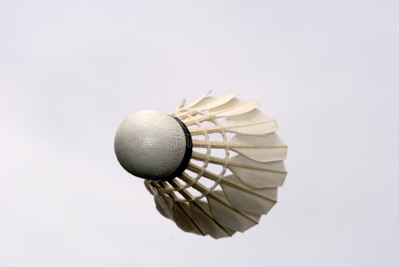 Flying shuttlecock stock photo. Image of equipment, sport - 21076304
