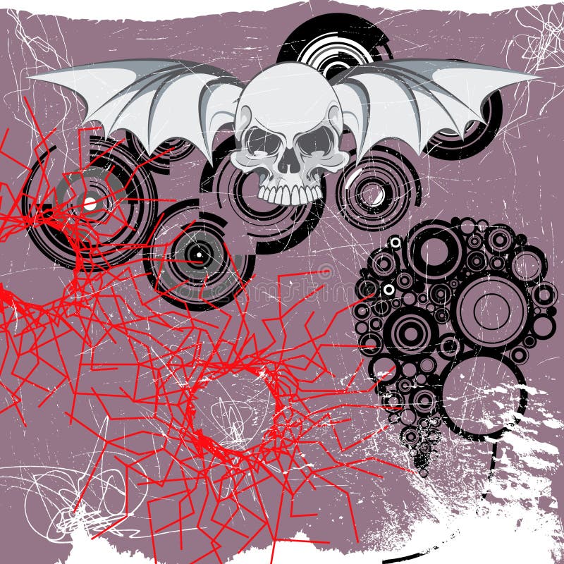 Scary skull picture 1 stock illustration. Illustration of crazy - 6802923