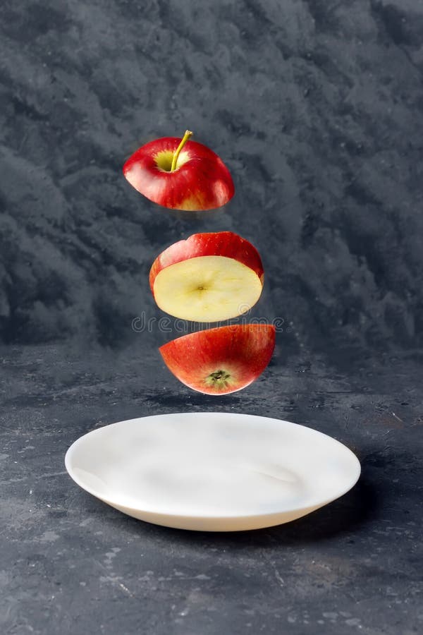 634 Flying Apple Slice Stock Photos - Free & Royalty-Free Stock Photos ...