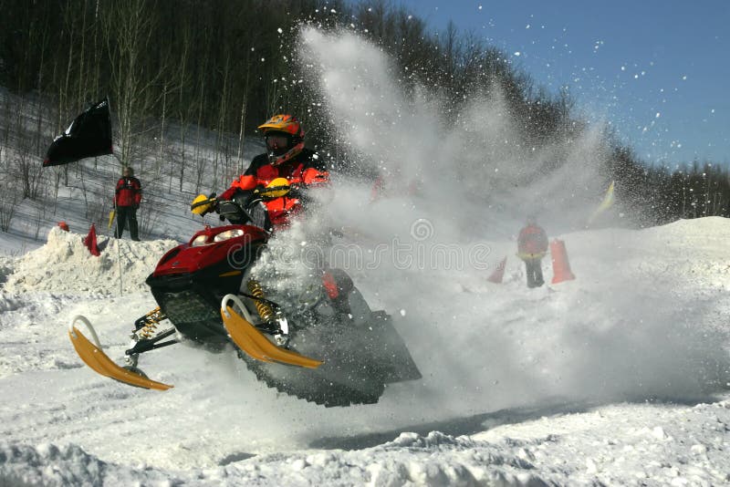 Flying snow stock photo. Image of leisure, trails, winter - 685204