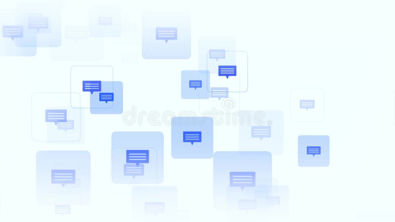Social Message Icons on Network Background Stock Footage - Video of ...