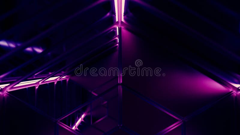 Flying in a Spaceship Tunnel, a Sci-fi Shuttle Corridor. Design ...