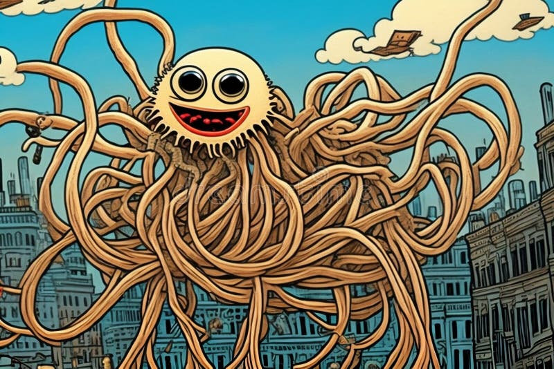 Spaghetti Monster Stock Illustrations – 441 Spaghetti Monster Stock ...