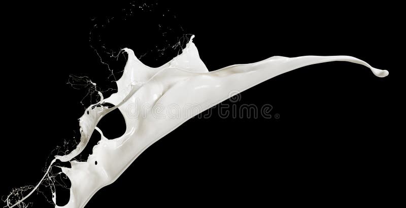 Flying splashing milk stock photo. Image of abstract - 49949348