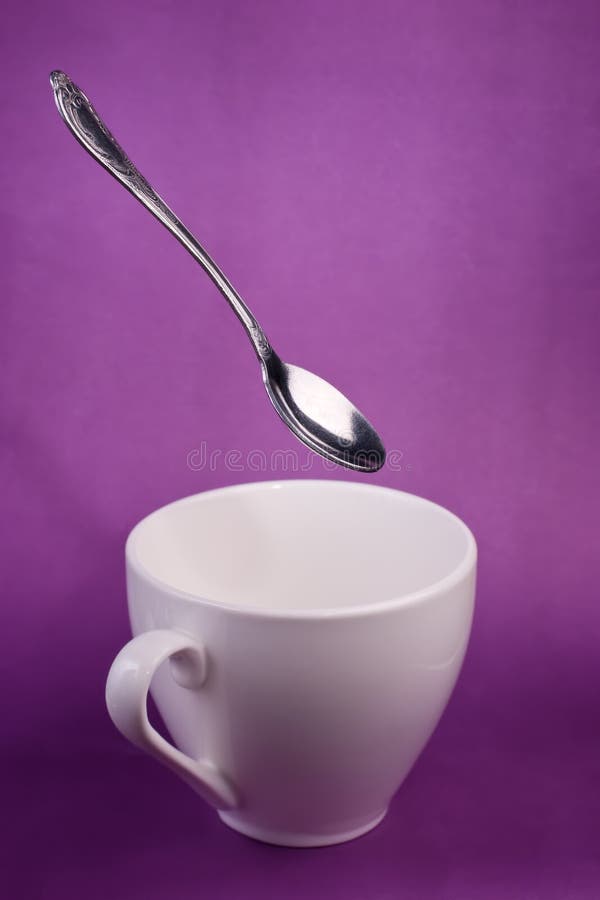 Flying spoon stock image. Image of refreshment, creative - 26704897