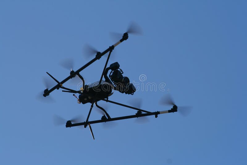 Flying Spy Surveillance Bug Stock Photo - Image of camera, control ...