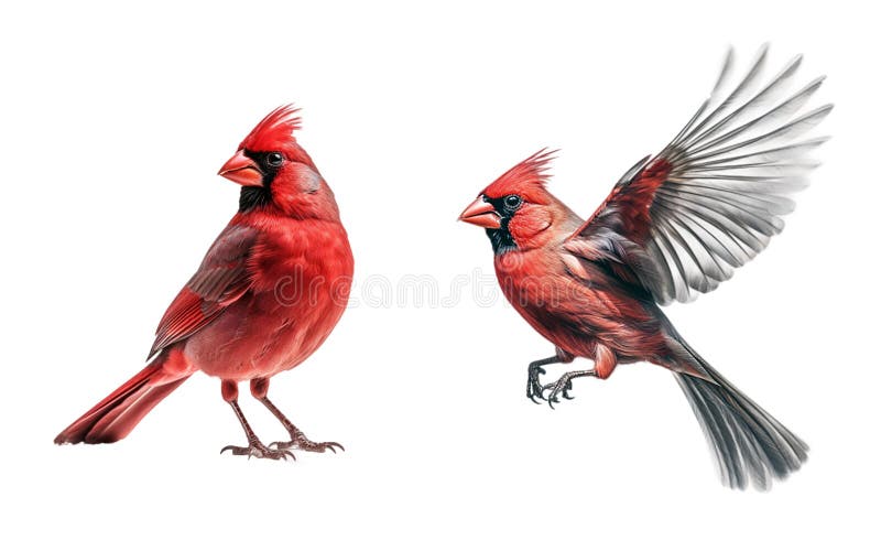 Red Birds Flying
