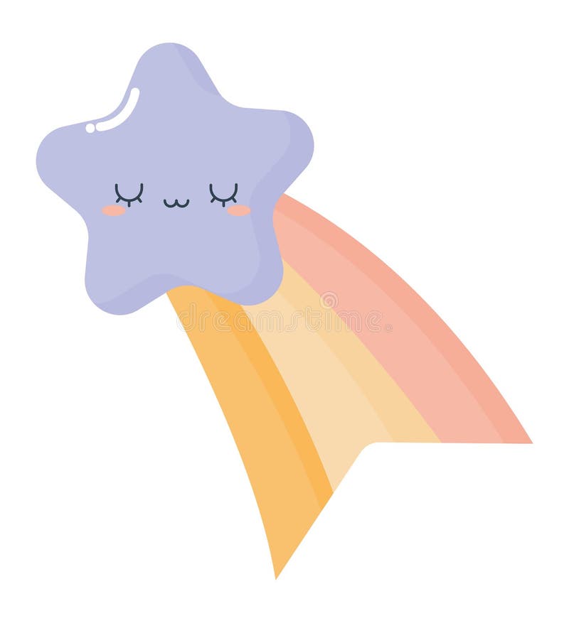 Flying star design stock vector. Illustration of universe - 238741714