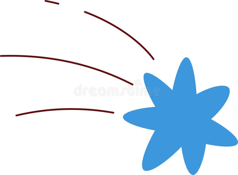 Flying Star Icon stock illustration. Illustration of magic - 301004834