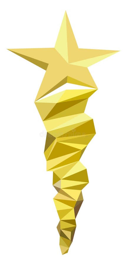 A flying star stock vector. Illustration of geometry - 106895160