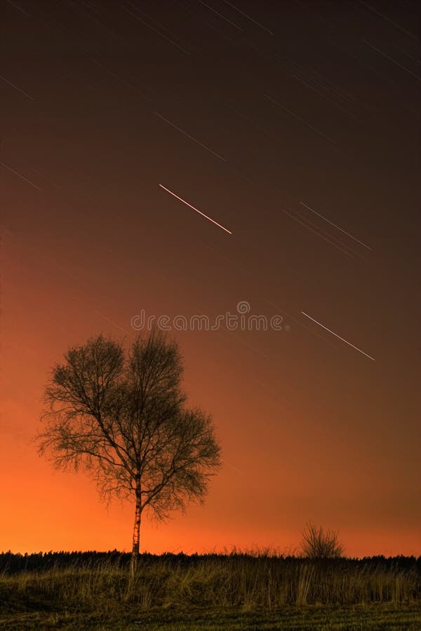 Flying stars stock image. Image of clouds, star, paint - 3526763