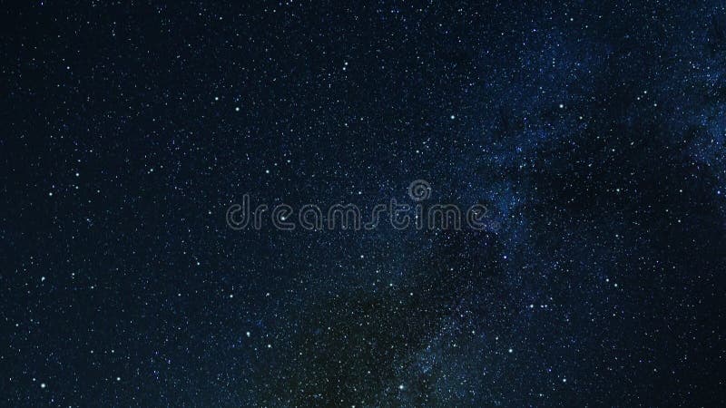 Flying through the Stars and Blue Nebula in Space. Galaxy Exploration ...