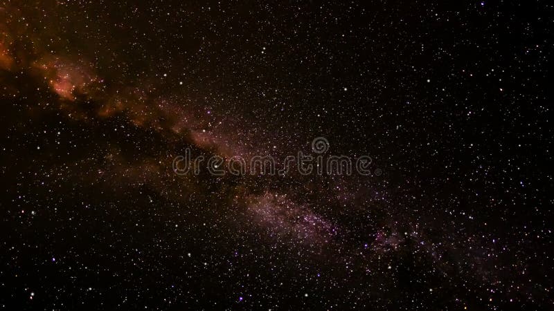 Flying through the Stars and Blue Nebula in Space. Galaxy Exploration ...