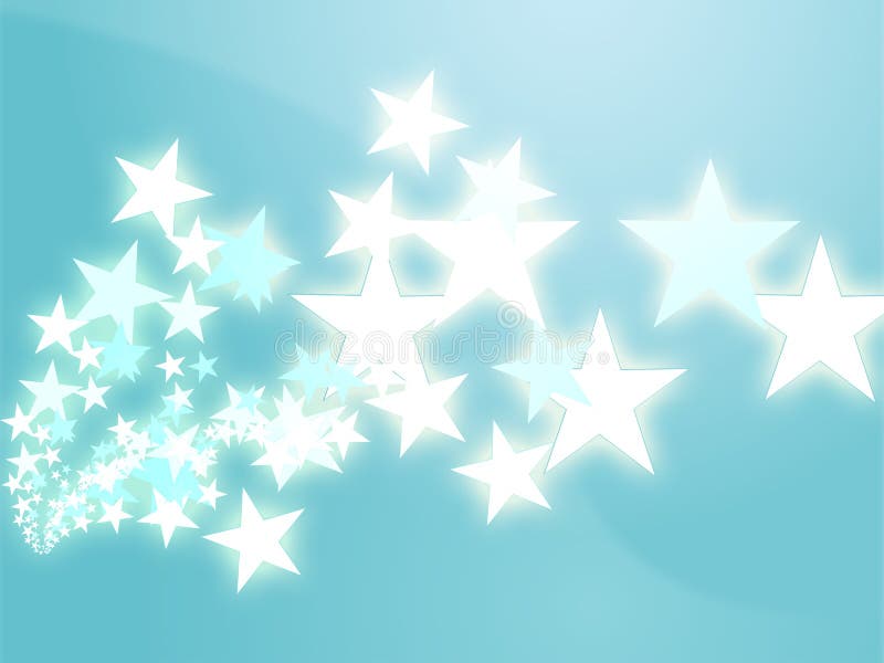 Flying stars illustration stock illustration. Illustration of spreading ...