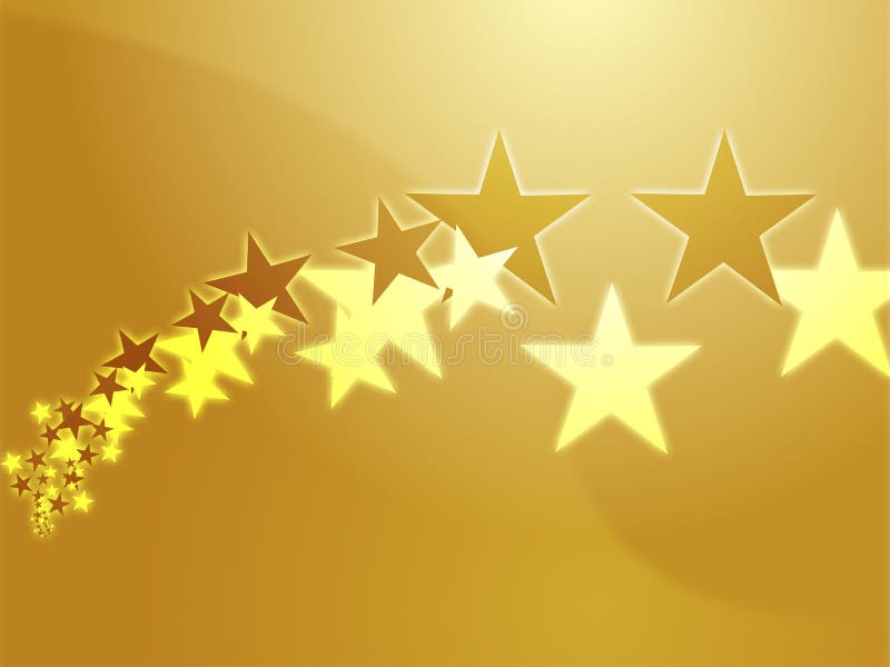 Flying stars illustration stock illustration. Illustration of fast ...