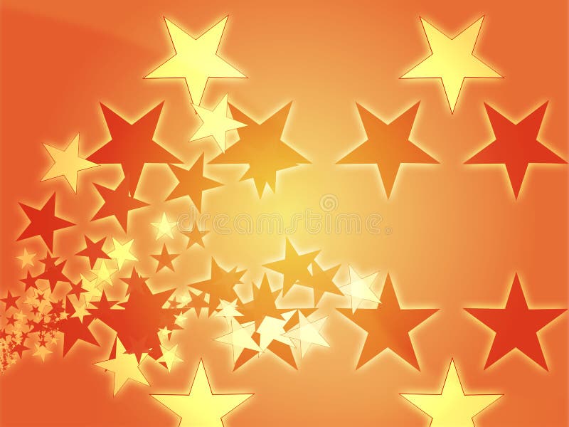 Flying stars illustration stock illustration. Illustration of soaring ...