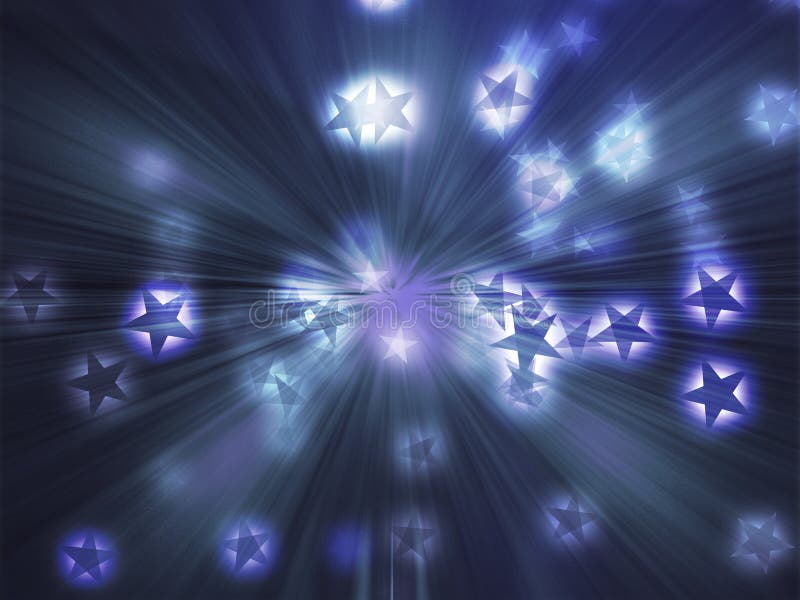 Flying stars illustration stock illustration. Illustration of abstract ...