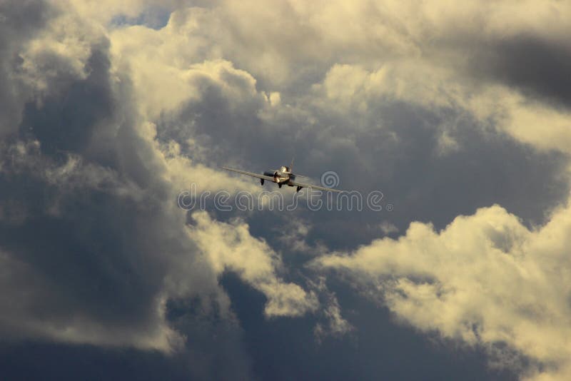 Flying into a stormy mess stock photo. Image of direction - 78105658