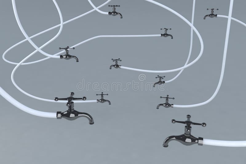 Flying taps stock illustration. Illustration of installing - 17126647