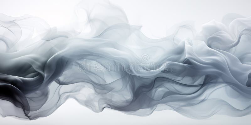 Flying Thin Transparent Fabric on a Light Background Stock Illustration ...