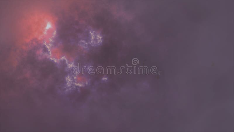 Flying through Thundercloud Lightning Splash Storm 3d Animation Stock ...