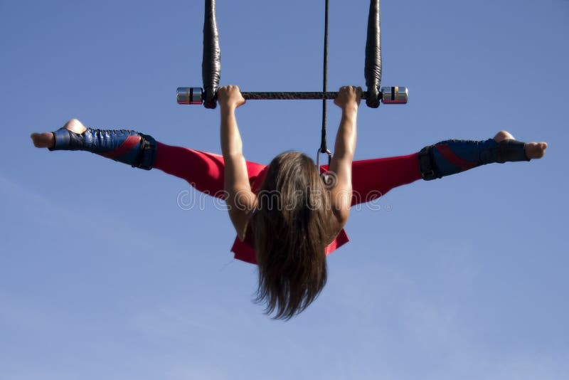 Flying Trapeze stock image. Image of performance, show - 1639405