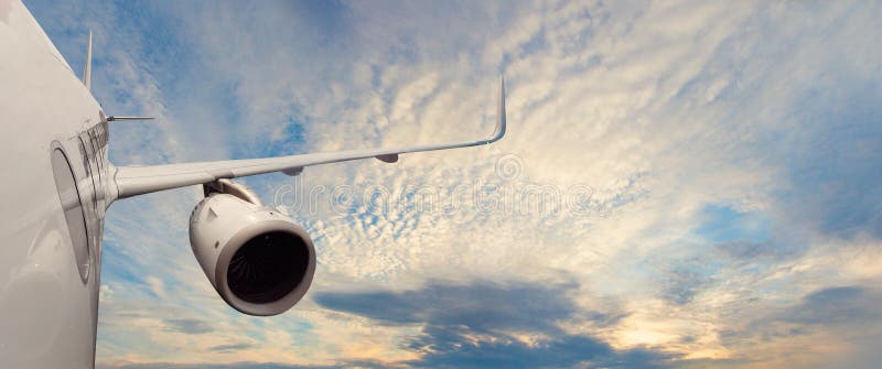 Flying, Traveling and Transportation Concept. View from Airplane and ...