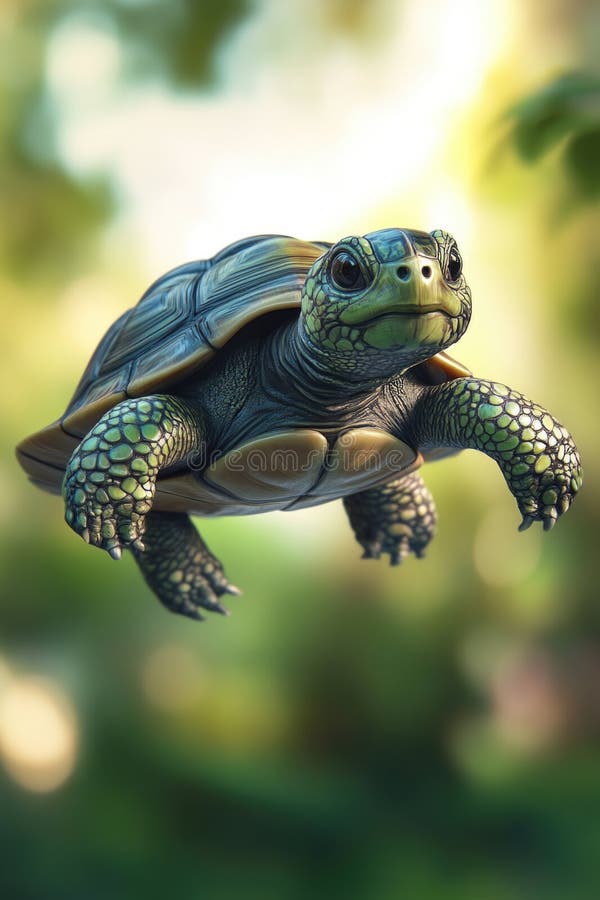 Flying Turtle stock photo. Image of fantasy, whimsical - 379862066