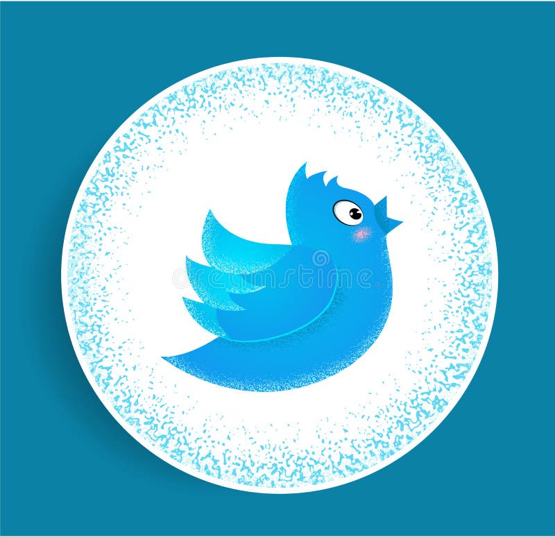 Twitter Bird Isolated White Background Stock Illustrations – 592 ...