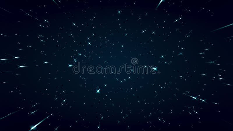 Flying through the Universe. Stock Video - Video of concept, blue ...