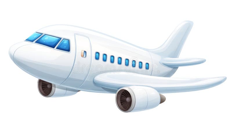 Flying Upward, Shiny White Fuselage and Blue Windows Stock Image ...