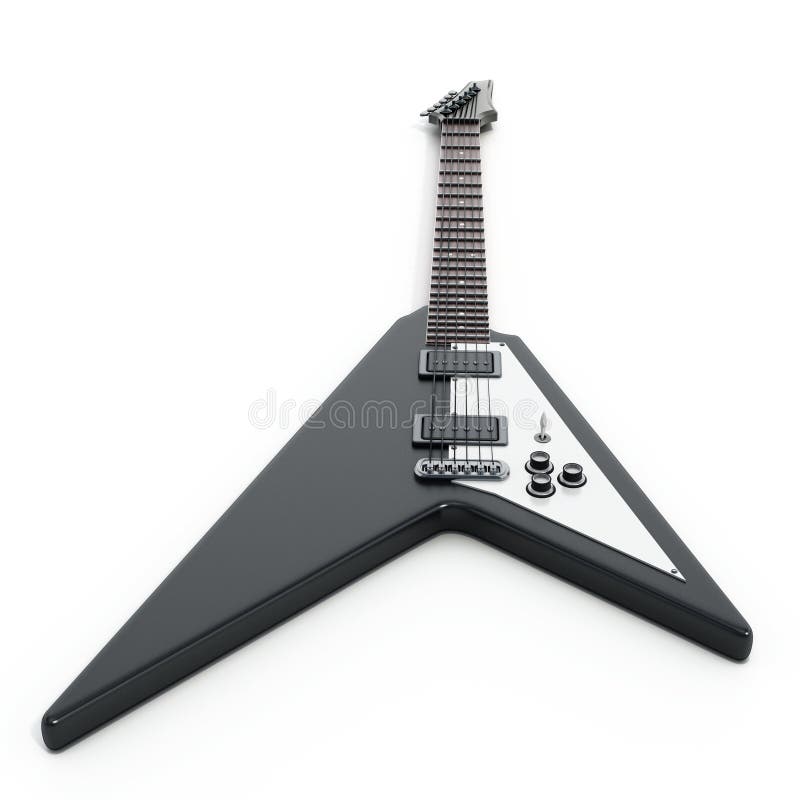 Flying V Guitar Stock Illustrations – 38 Flying V Guitar Stock ...