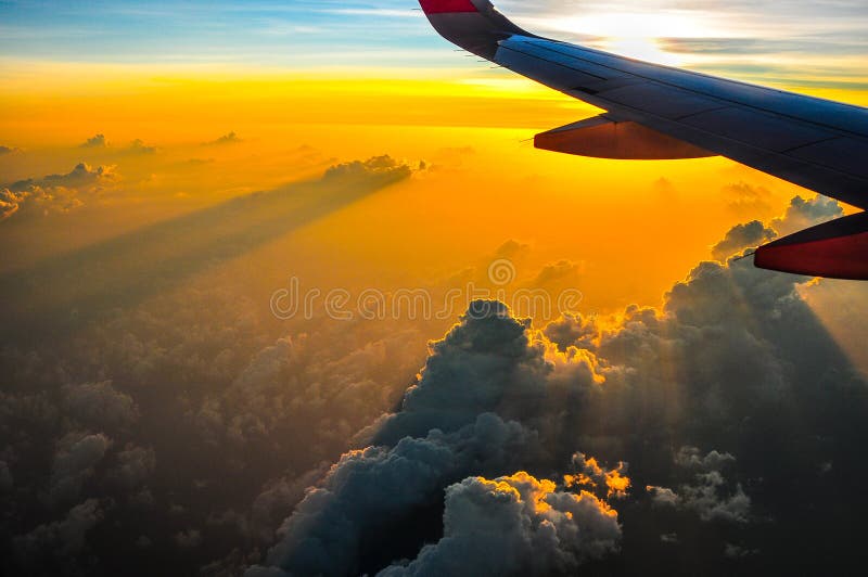 Flying for Vacation stock image. Image of destination - 63856785
