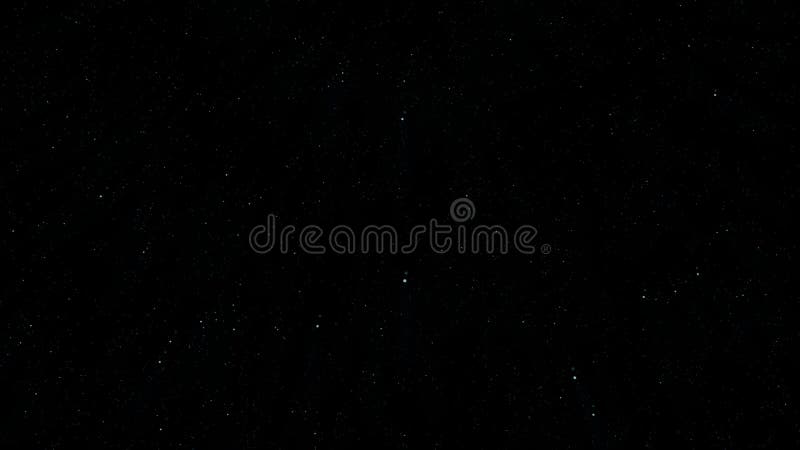 Flying White Particles on a Black Background. Simulation of Falling ...