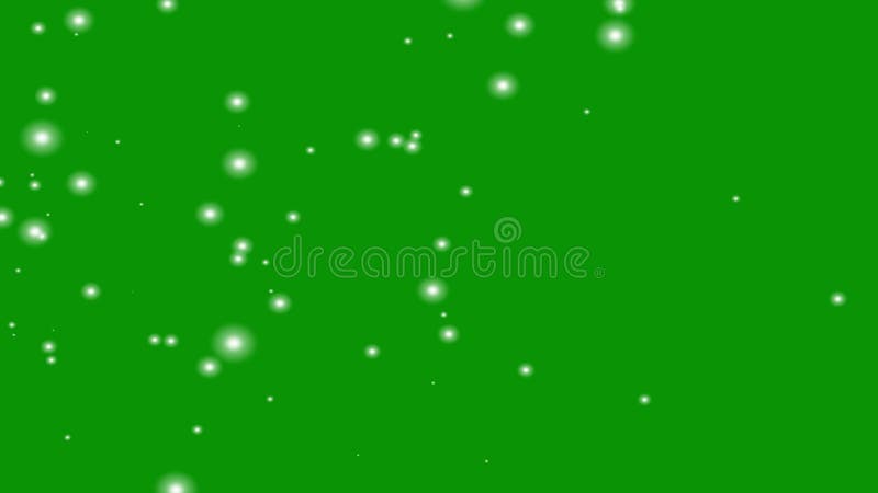 Magic White Particles Motion Graphics with Green Screen Background ...