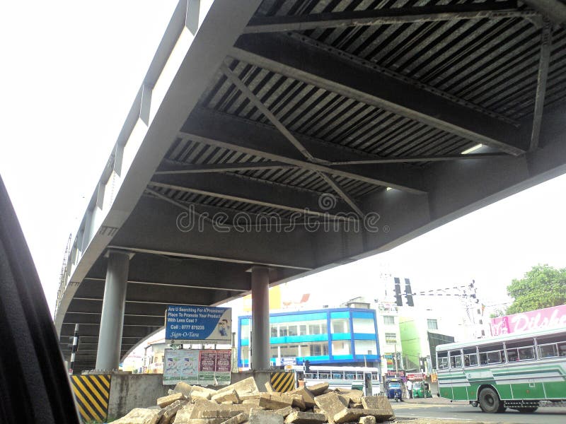 Flyover bridge editorial stock photo. Image of design - 152867303