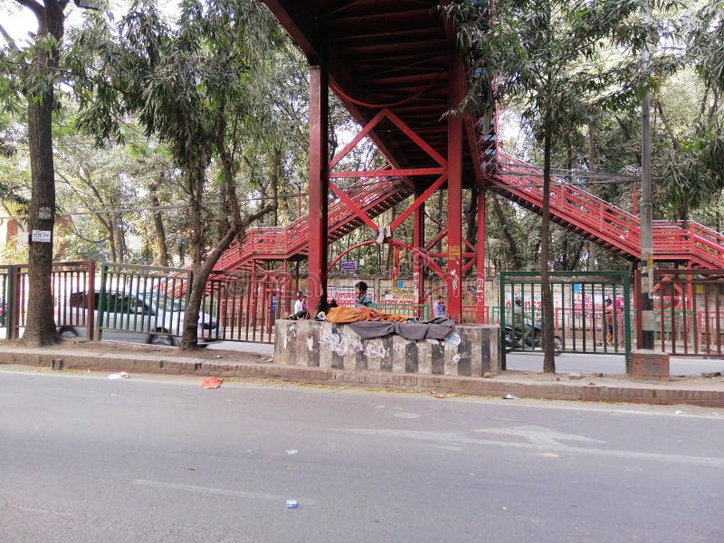 Flyover Foot Bridge Bangladesh Editorial Stock Image - Image of ...