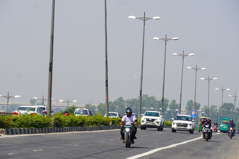 Flyover Highway Road of Noida Editorial Photo - Image of freeway ...