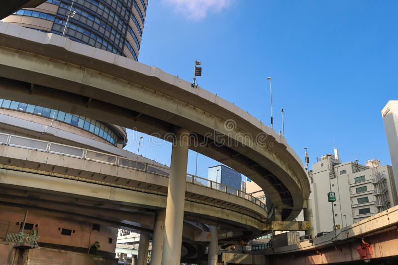 Flyovers almost Touching Each Other on a Highway Nov 27 2023 Editorial ...