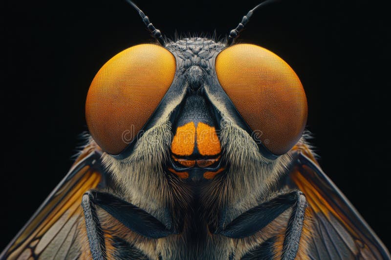 Flys Face Close Up stock photo. Image of head, mouthparts - 380286934