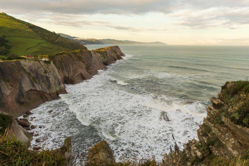 The Flysch Formations on the Basque Country Stock Photo - Image of ...