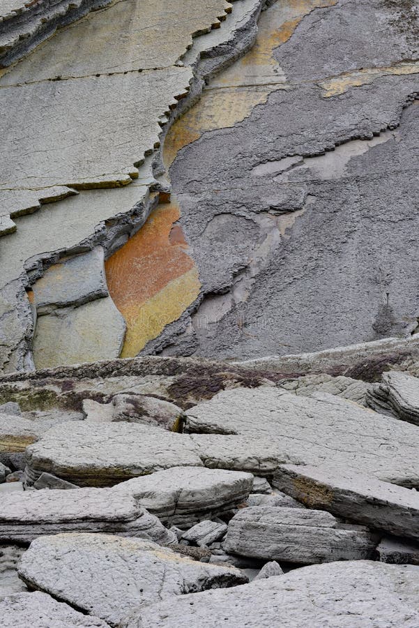 Flysch Rock Formations on the Basque Coast. Zumaia, Gipuzkoa, Spain ...