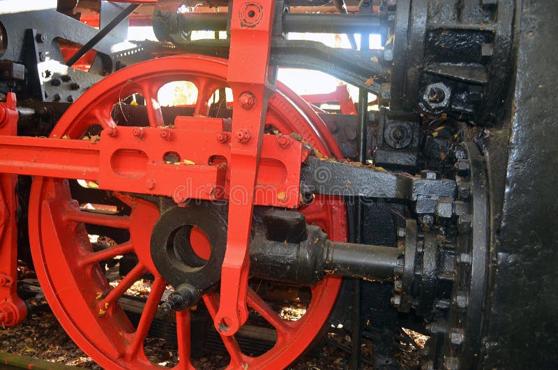 Flywheel of a steam engine stock photo. Image of spin - 44694896
